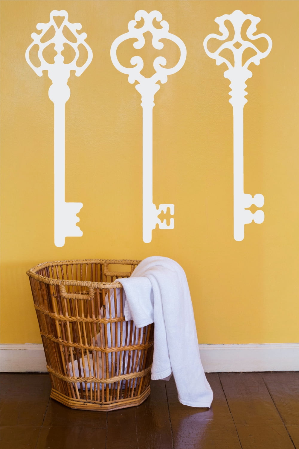 Antique Skeleton Keys Removable Home Wall Decal Stickers - Walmart.com