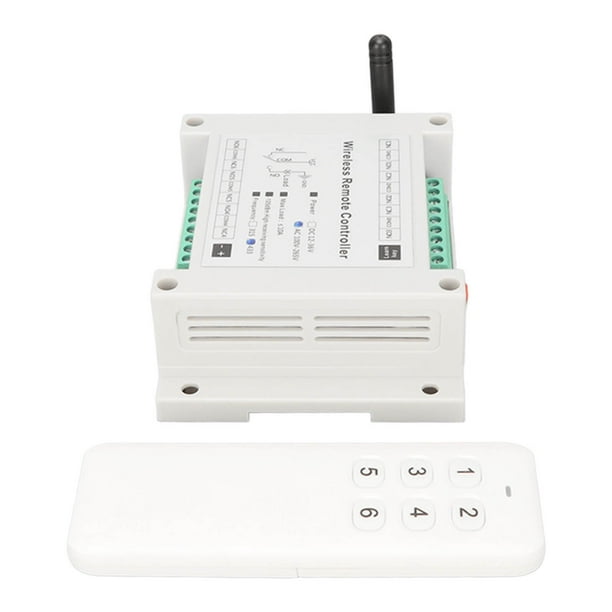 Relay Board, AC 100-265V 6 Channel Remote Control Module 433MHz For ...
