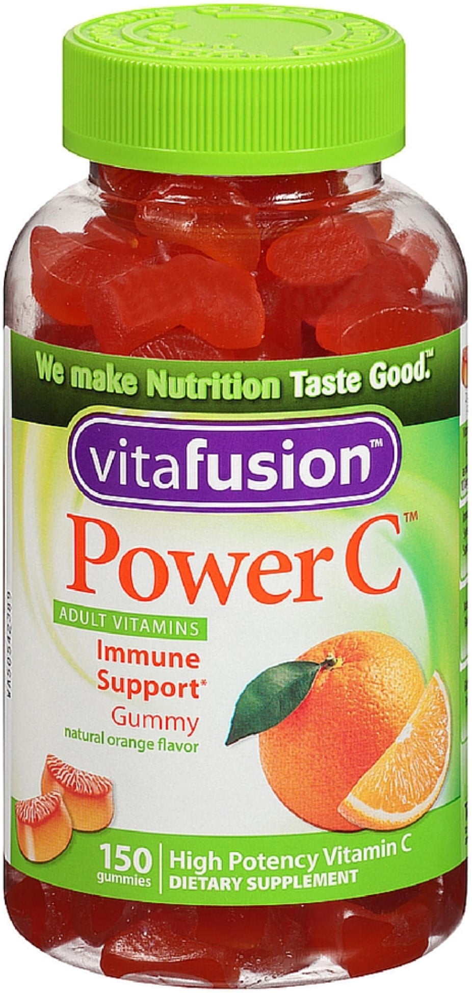 4 Pack - Vitafusion Power C Adult Vitamins Gummy, Immune Support ...