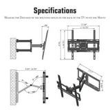 Full Motion TV Wall Mount for Most 32-60 Inch TVs, Wall Mount for TV ...
