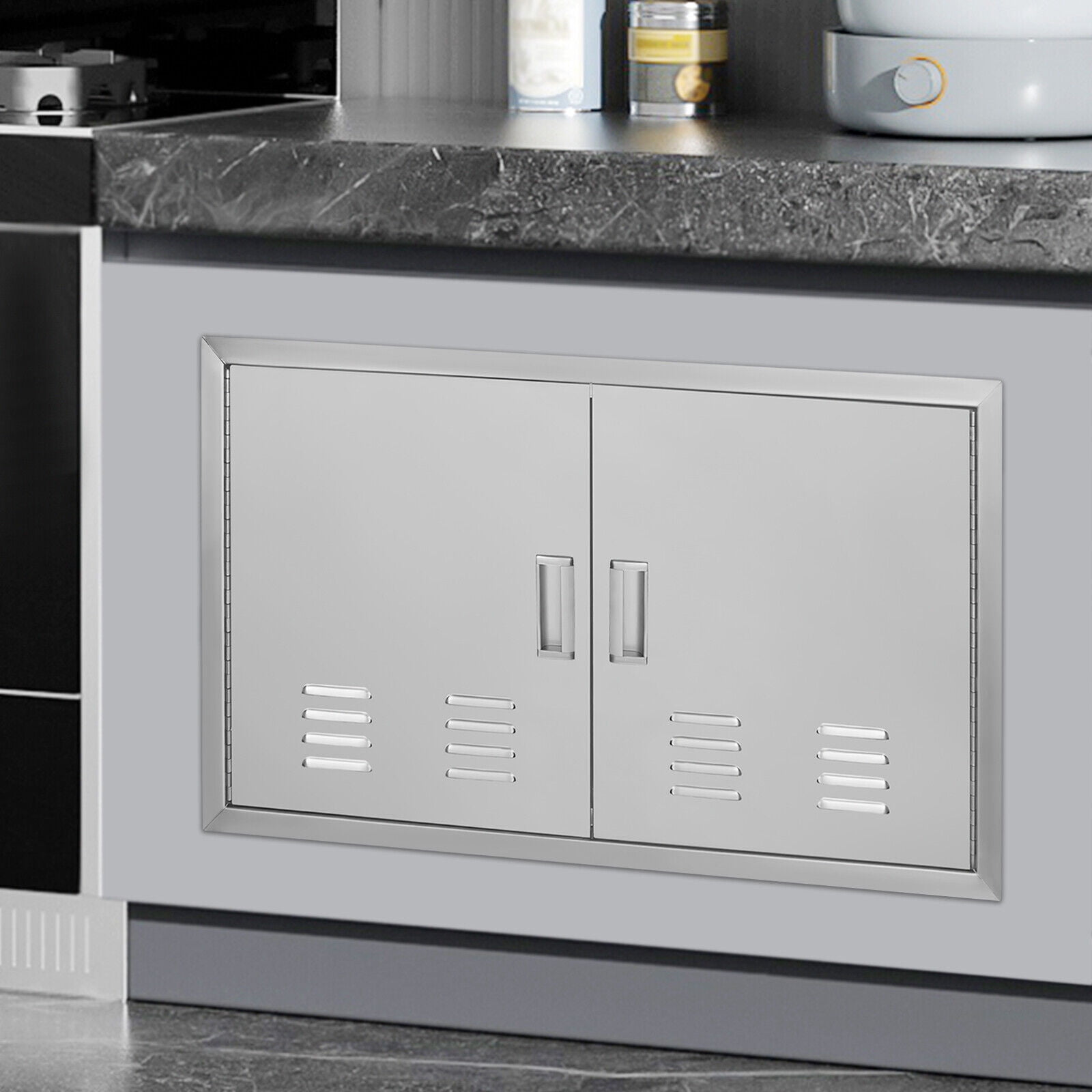 Miumaeov BBQ Island Door Outdoor Kitchen Doors Stainless Steel Flush ...