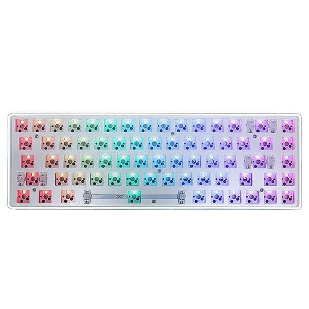 GKS68 Portable Hot Swap RGB Mechanical Keyboard Kit Gaming Keyboard 68 ...