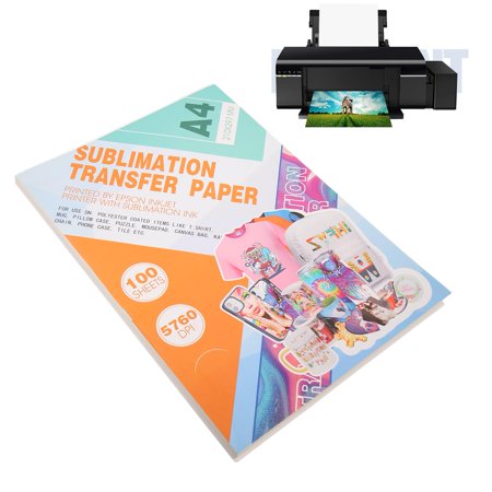 Heat Transfer Paper, Dye Sublimation Paper 100 Sheets A4 Size For Handicraft | Walmart Canada