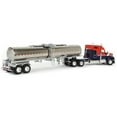 First Gear DCP 1/64 Red & Blue Kenworth W990 76in Sleeper with Brenner ...