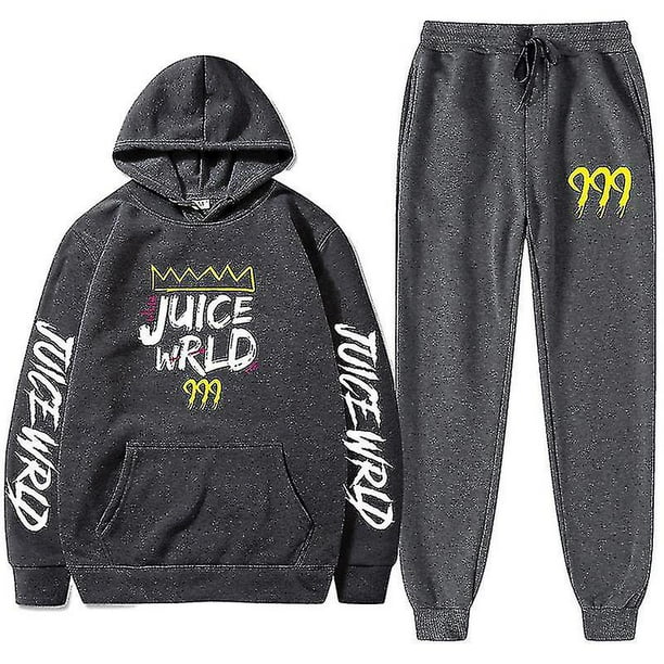 New Juice World Hoodie Suit Sweatshirt + Jogging Pants Juice Wrld Juice ...