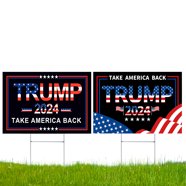 President Donald Trump Big Head Yard Sign, 19" x 14" - Walmart.com