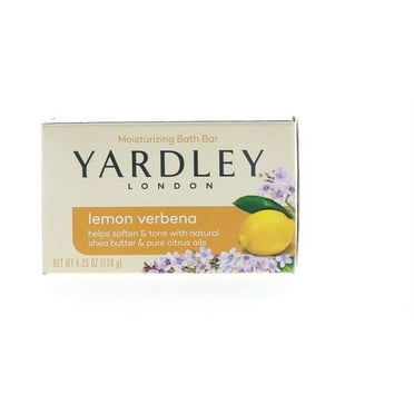 Yardley London Moisturizing Bar Lemon Verbena With Shea Butter 4.25 oz ...
