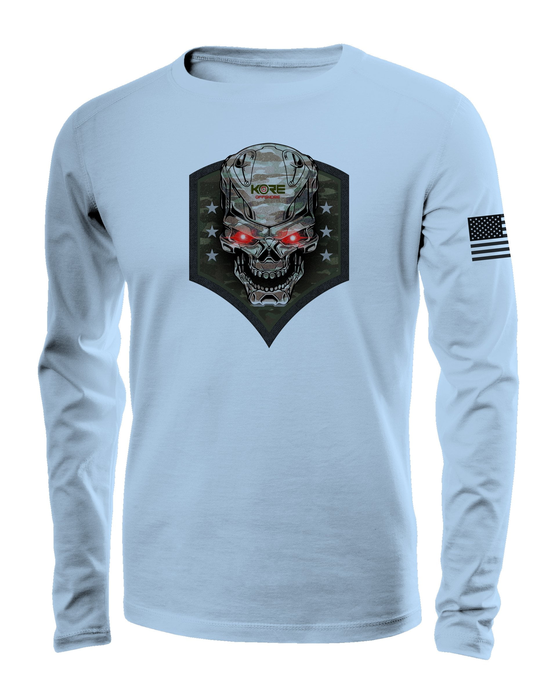 KORE Offshore Mens Long Sleeve UPF50+ Dri-All-Day Sunblock Fishing ...