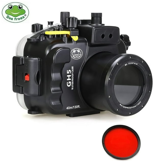 SeaFrogs 40M/130ft Underwater Camera Housing Waterproof Case for ...