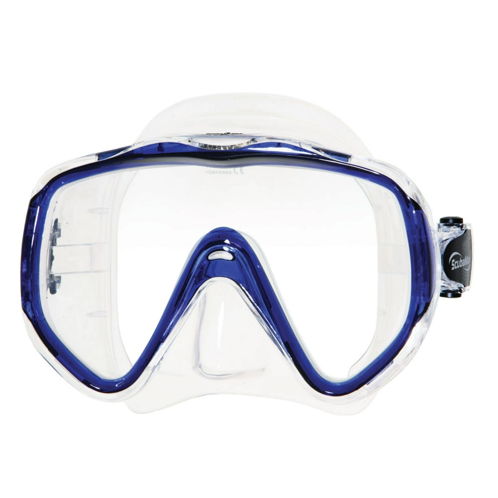 Scuba Max Abaco Over-Size Dive Mask (Blue) - Walmart.com - Walmart.com