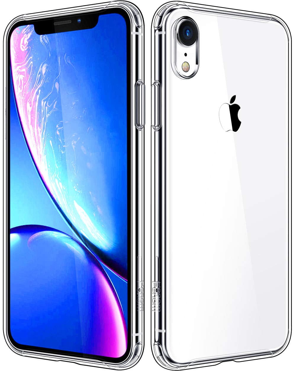 iPhone XR Case Clear, Simyoung Shockproof Full-Body Protective Case ...