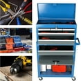 AIRAJ Large Mobile Rolling Tool Chest, 8 Drawers Detachable Toolbox ...