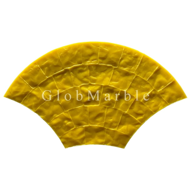 GlobMarble Cobblestone Fan Concrete Stamps Cobblestone Texture Imprint ...