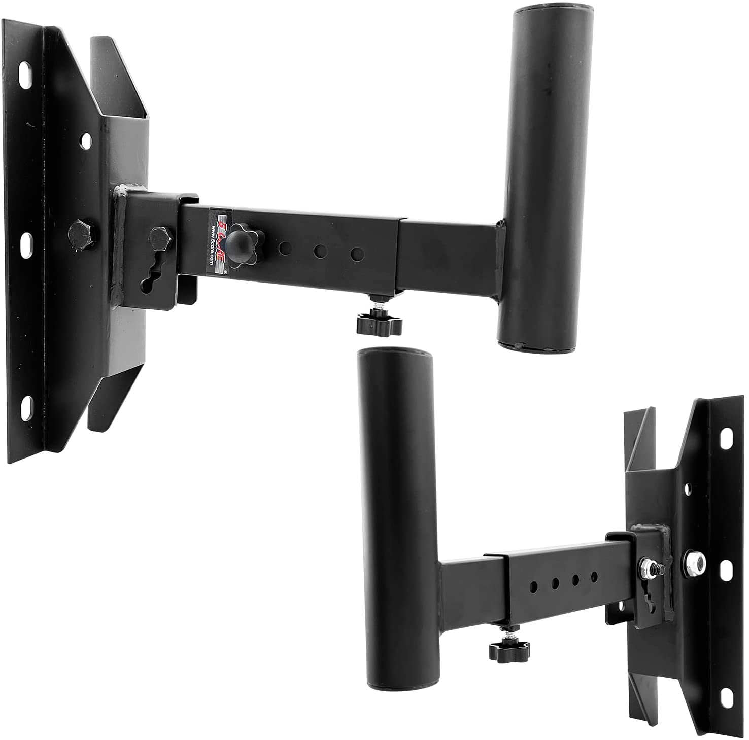 Speaker Stand Pair Wall Mount Heavy Duty Metal Universal Wall Mounted ...