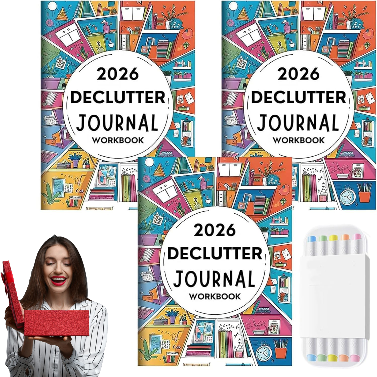 2026 Declutter Journal Workbook - Full-Year Calendar & Monthly Layouts ...