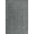 hand tufted chevron herringbone pattern solid charcoal grey wool area ...