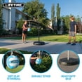 Lifetime Portable Tetherball Set, 96 inch System for Driveway Sports ...