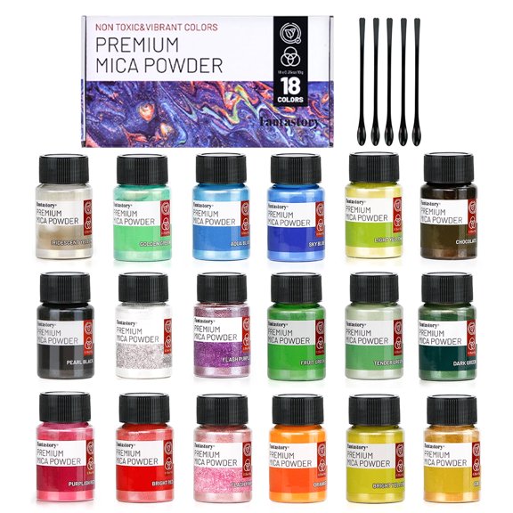 5 Color Resin Chameleon Powder Color Shift Mica Powder for Epoxy Resin ...