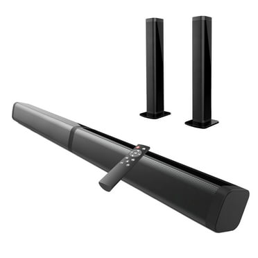 VEAT00L S50L 100W 2.2ch Sound Bars, Bluetooth 5.0, Wired & Wireless, Wall Mountable - Walmart.com