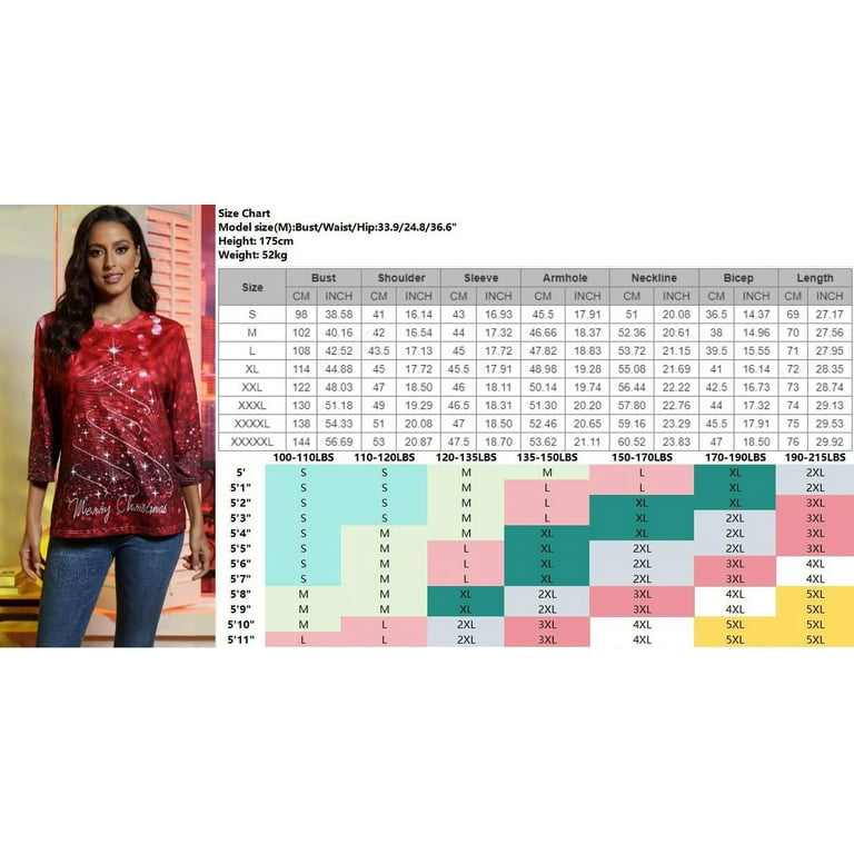 DENGDENG Women Plus Size Tops Elbow 3/4 Length Sleeve DENGDENG Women Plus Size Tops Elbow 3/4 Length Sleeve
