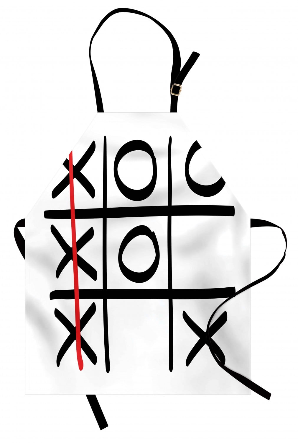 Xo Apron Popular Tic Tac Toe Game Pattern Hand Drawn Design Win Victory ...