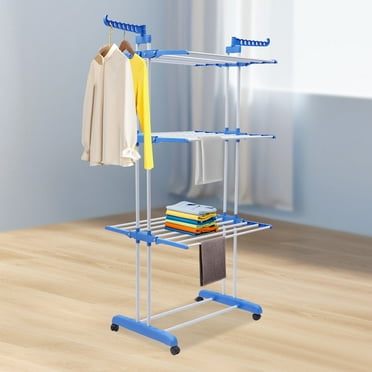 Costway Laundry Clothes Storage Drying Rack Portable Folding Dryer ...