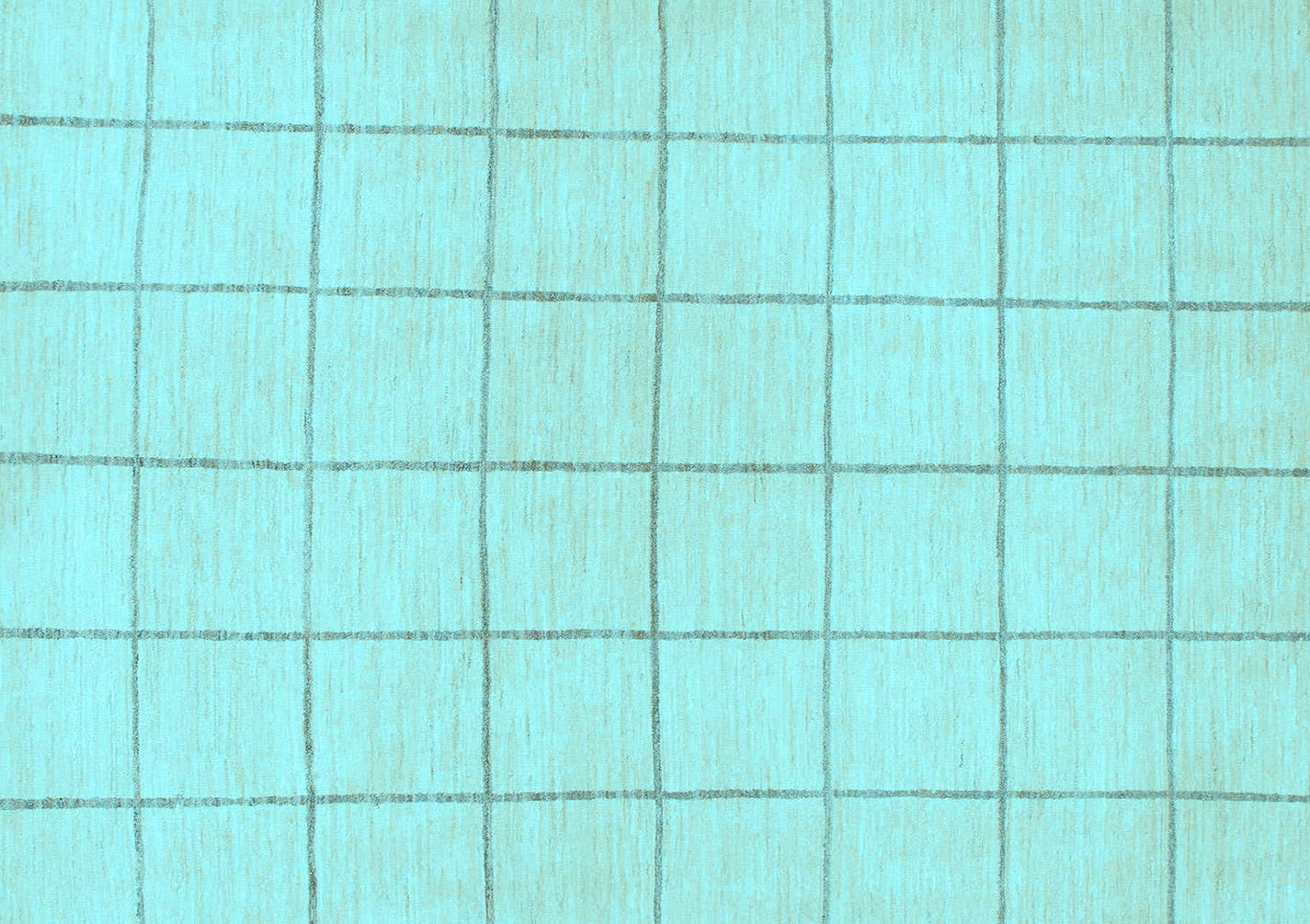 Ahgly Company Indoor Rectangle Solid Light Blue Modern Area Rugs, 7' x ...