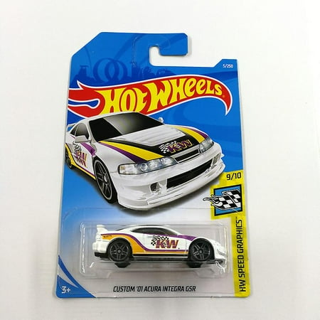 2020-97 Hot Wheels 1:64 Car Custom 01 Acura Integra Gsr Metal Diecast ...