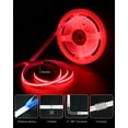 ALITOVE 16.4ft Red COB LED Strip Lights 12V 1600LEDs Dimmable LED ...