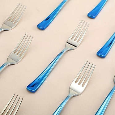Plastic Forks, Royal Blue, 18ct - Walmart.com