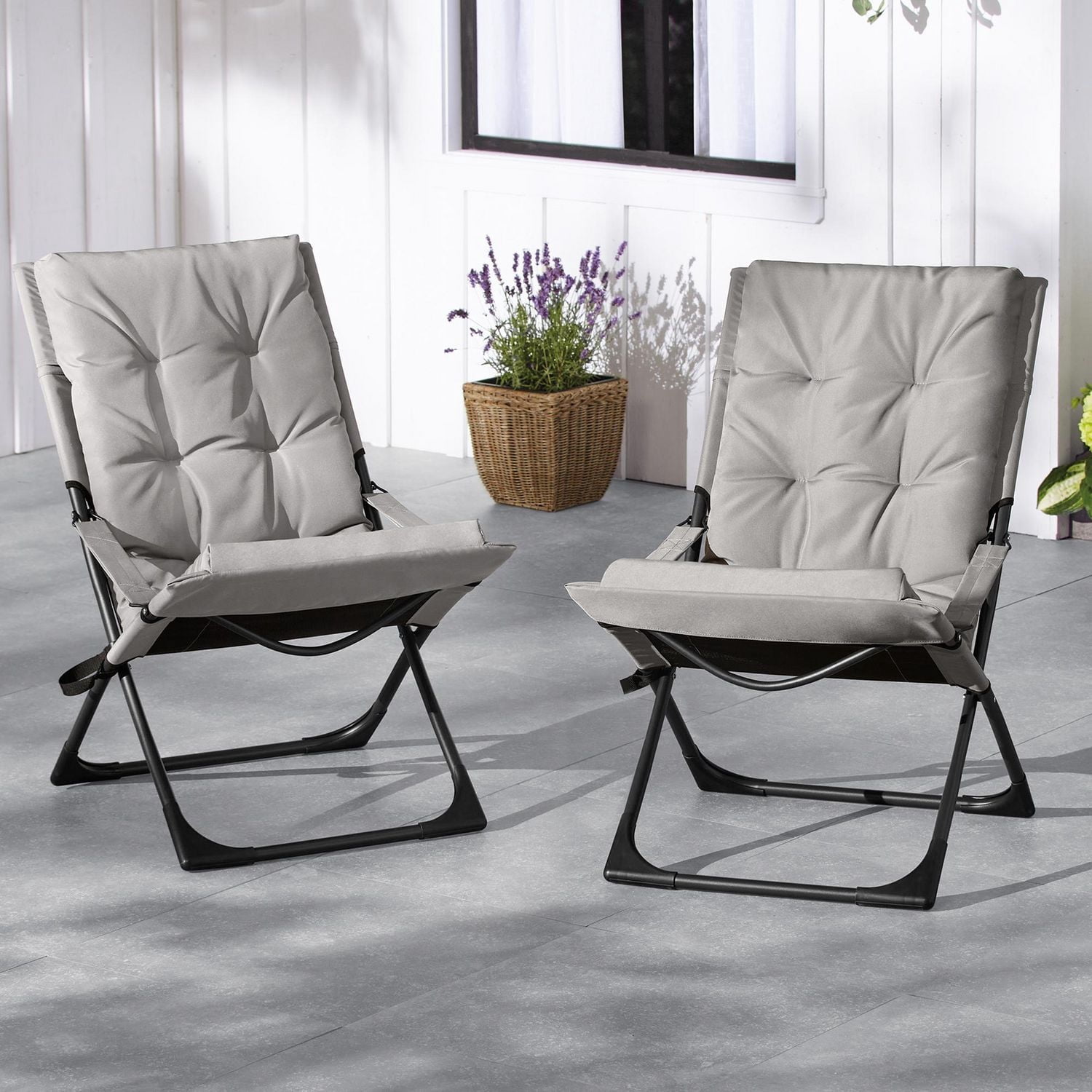 Click here for Mainstays 2-In-1 Folding Patio Chair Set  2 Pack prices