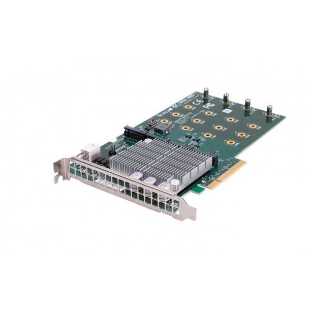 *NEW* Supermicro AOC-SHG3-4M2P PCIE 3.0 Carrier Card for Up to Four ...