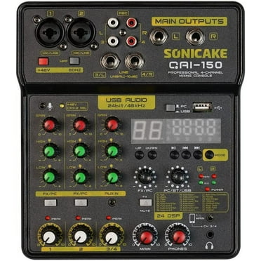 Alto Professional TrueMix 800 FX 8-Channel Compact Mixer with USB ...