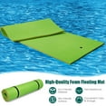 Costway Large Comfortable 3-Layer Floating Water Pad for Swim, Lake ...