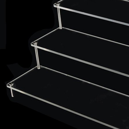 Dalazy Clear Transparent Ladder Tier Acrylic Rack Countertop Risers ...