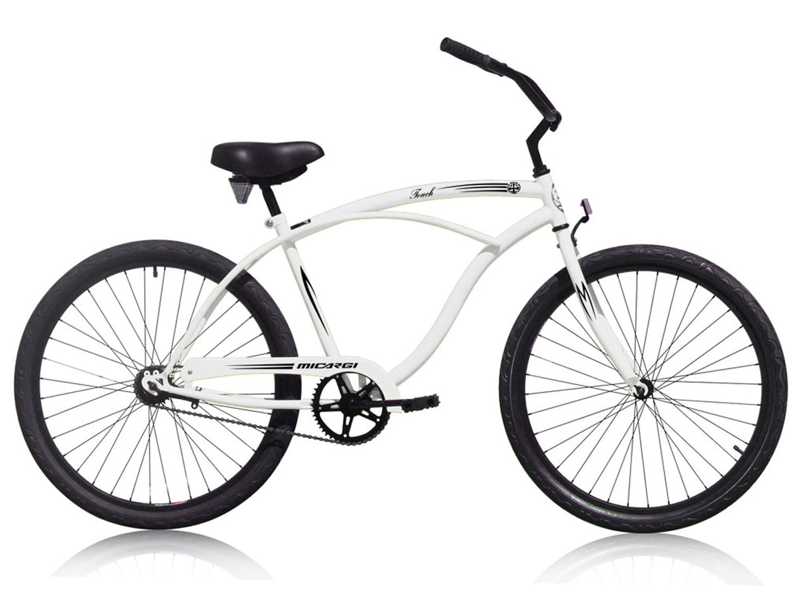 Wonder Wheels 26" Beach Cruiser Coaster Brake Single Speed Bicycle ...
