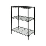 Free Shipping! Hyper Tough Black Multipurpose Wire Shelving Rack with ...