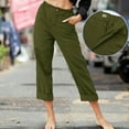 Cotton Capris For Women Womens Plus Size Capris Linen Pants Women Tall