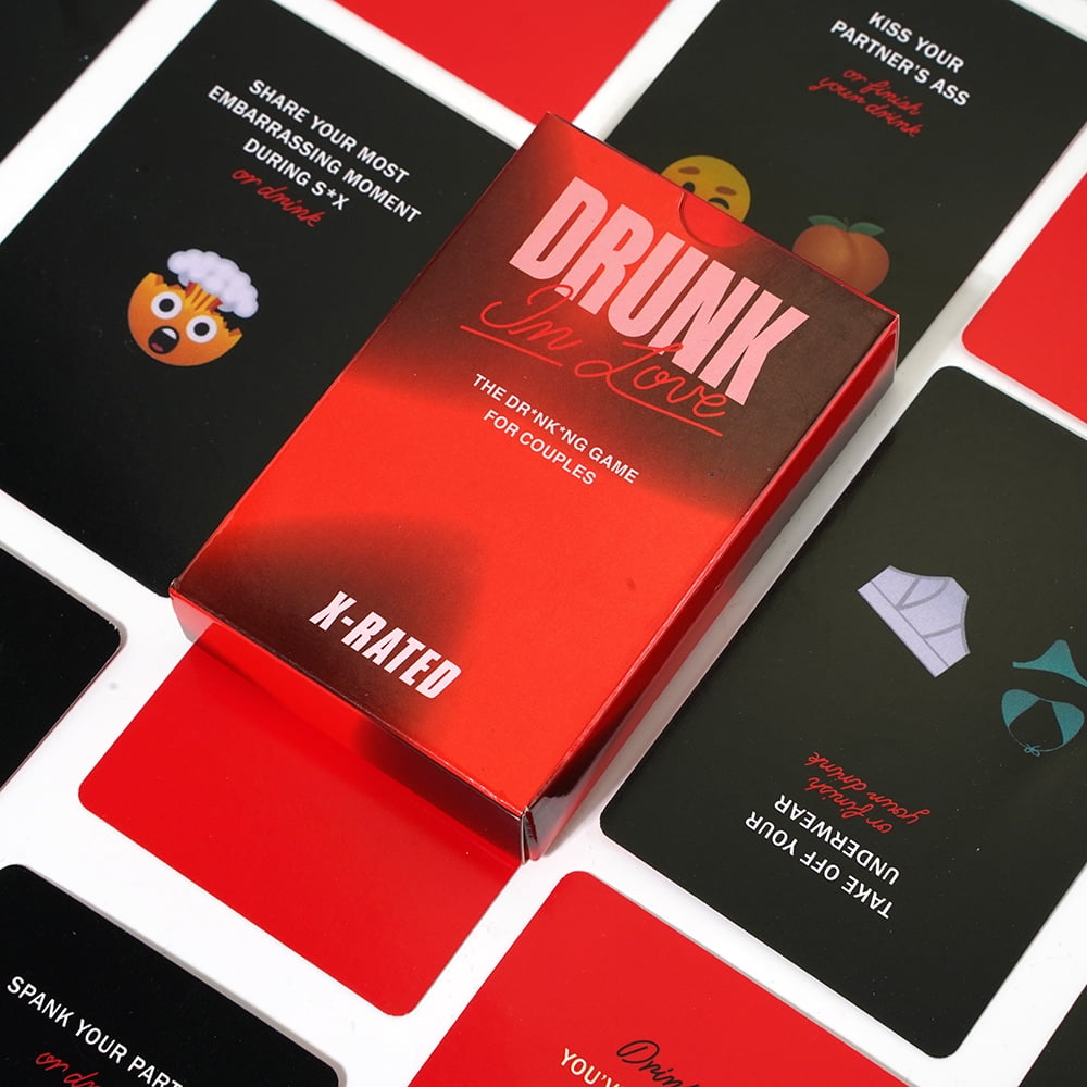 Juego de cartas Drunk In Love, paquete de 50 tarjetas para adultos ...