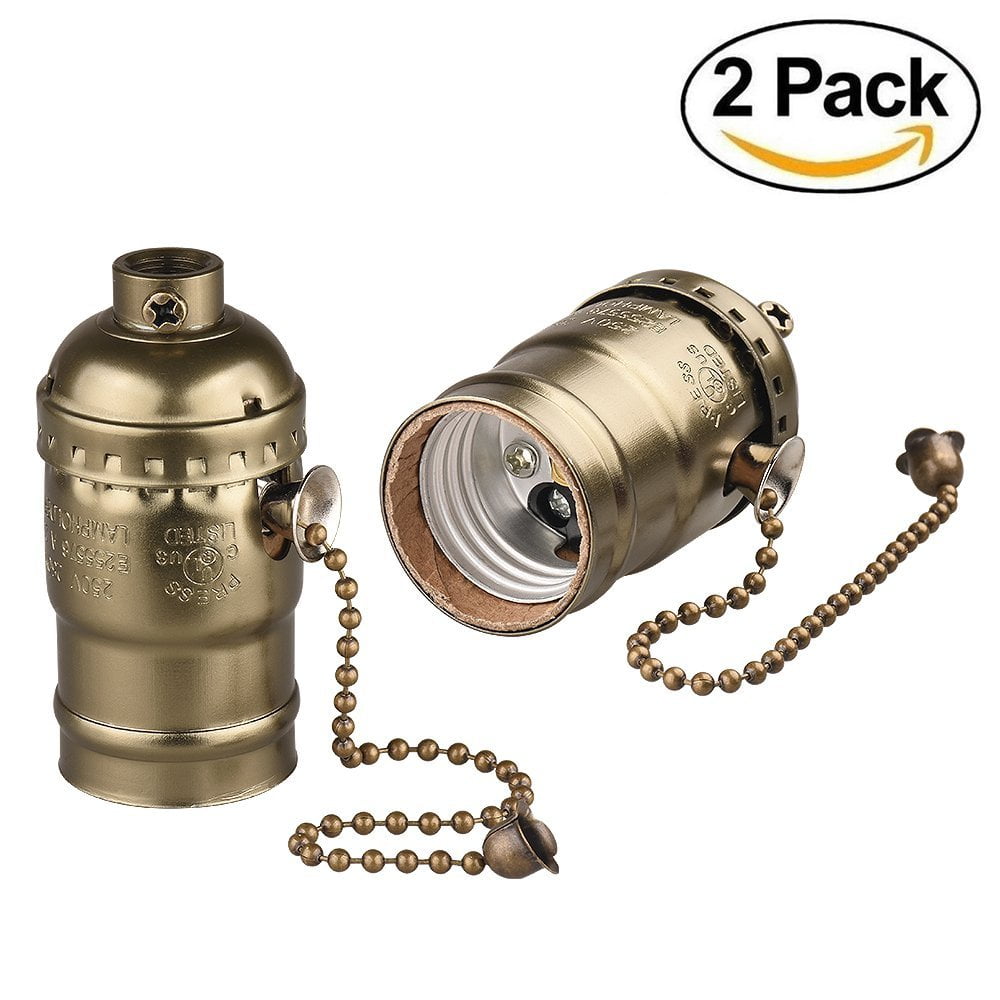 Onite 2 PCS UL Listed E26 Type 1/8 inch Pipe Thread US-Standard Screw ...