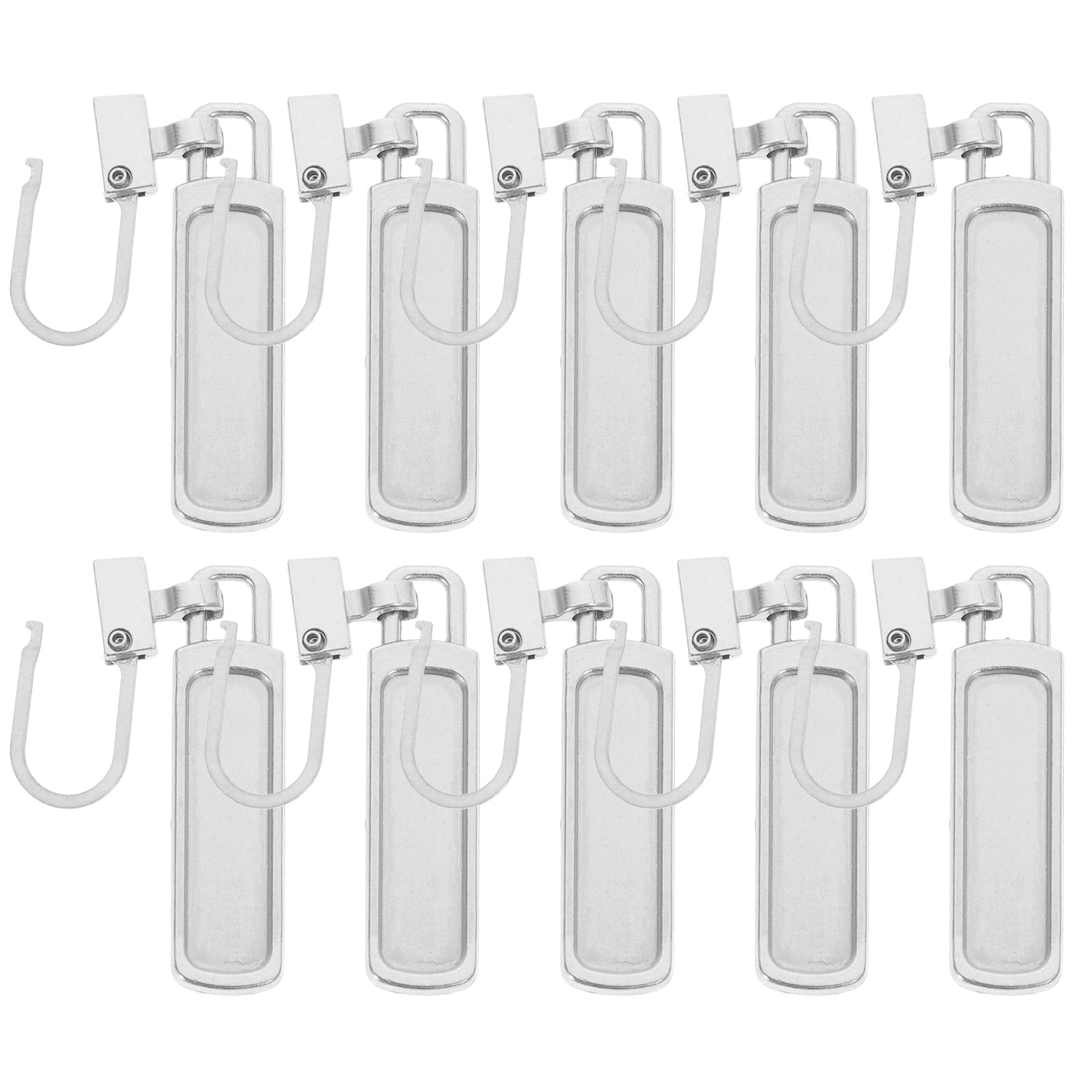 Click here for Ctirchiu 10pcs Detachable Silver Zipper Pull Repla... prices