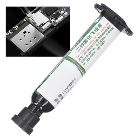 2Pcs Curing Solder Ink PCB BGA Repair Resist Paint 2 Seconds Fast ...