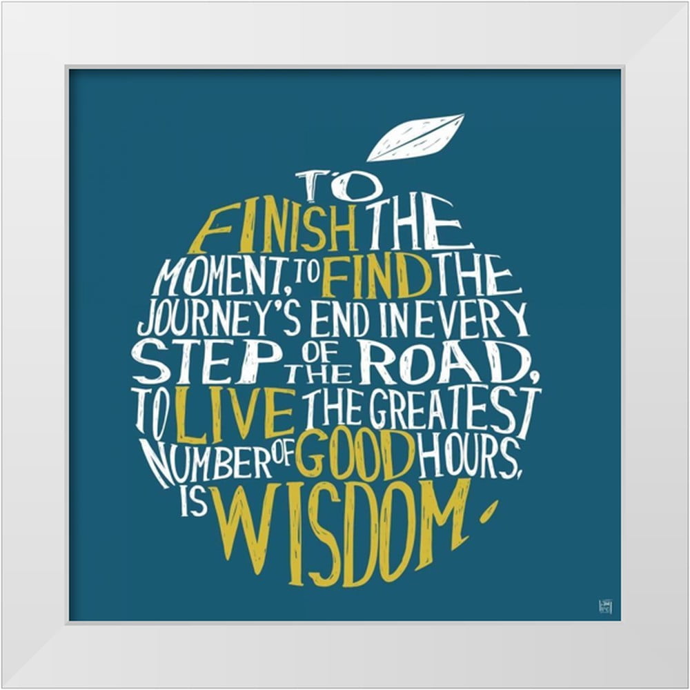 Perrenoud, Aubree 26x26 White Modern Wood Framed Museum Art Print ...