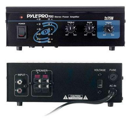 Pyle PCA3 Mini 2x75W Stereo Power Amplifier - Walmart.ca