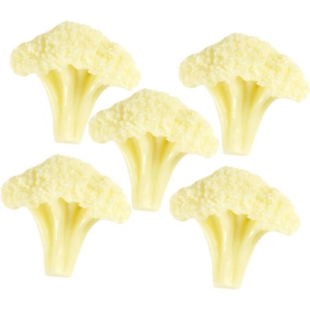 5pcs Cauliflower Model Simulation Food Fake Limes Simulation Vegetables ...