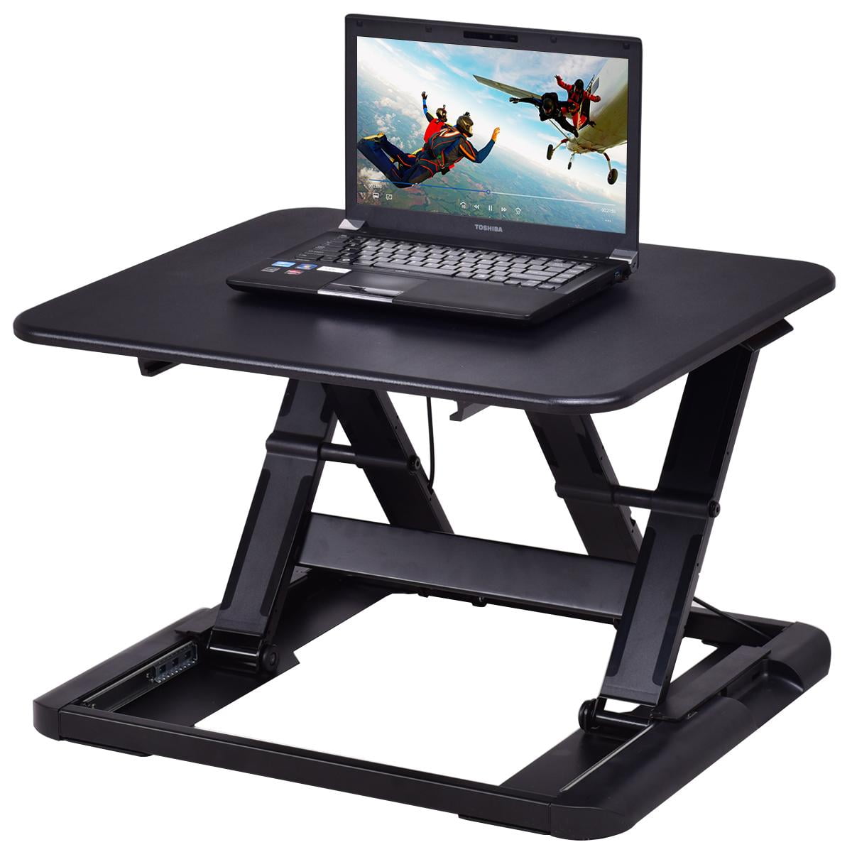 Giantex Height Adjustable Standing Desk, Sit Stand Desk, Desktop ...