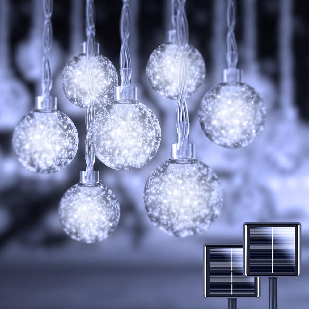 8 Meter Ball Solar String Led Lights, 60 Globose Lights, Pellets LED ...
