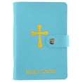 Lord God Almighty Themed Prayer Card Holder Faux Leather Pocket Case ...