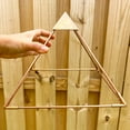 100% Solid Copper Pyramid 9 in Giza Shaped for Reiki, Chakras , Crystal ...