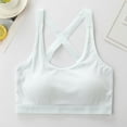 Auroural Girls Bras with Padding Girls' Sports Comfortable Underwear ...